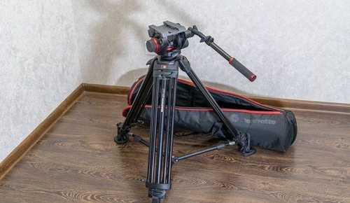 Штатив Manfrotto 546GB + голова 504HD