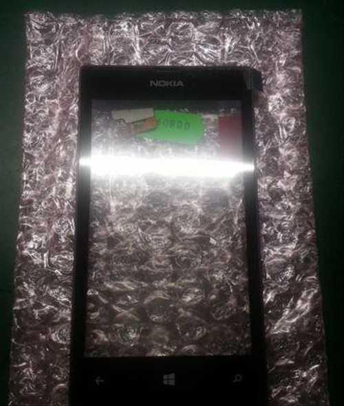 Lumia 520 Стекло+ сенсор+ рамка+ датчик оригинал