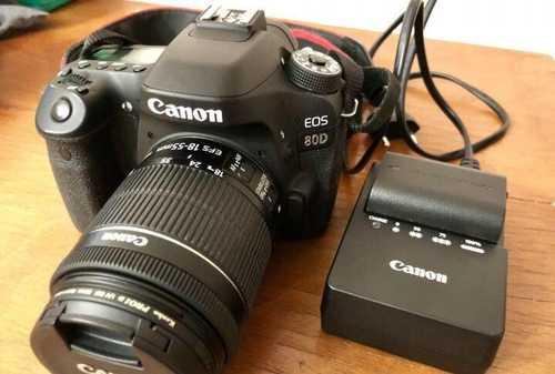 Canon 80d kit 18-55mm
