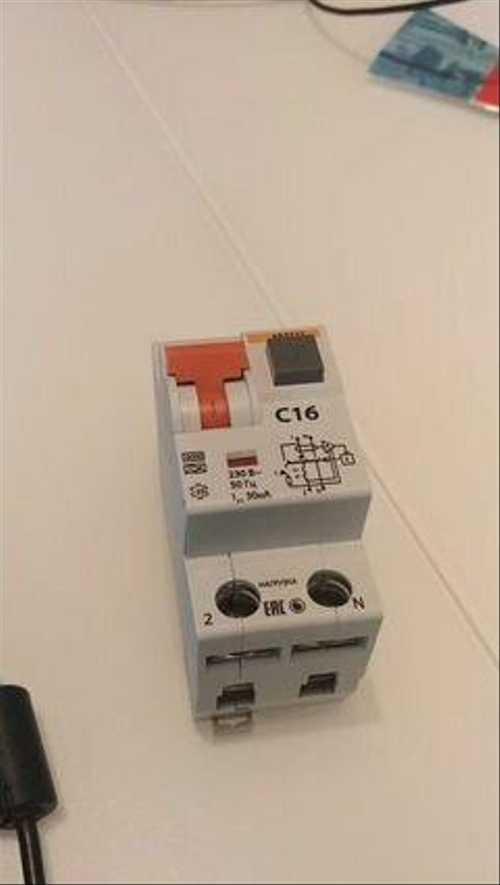 Дифференциальный автомат TDM Electric 2P 16А 30мА