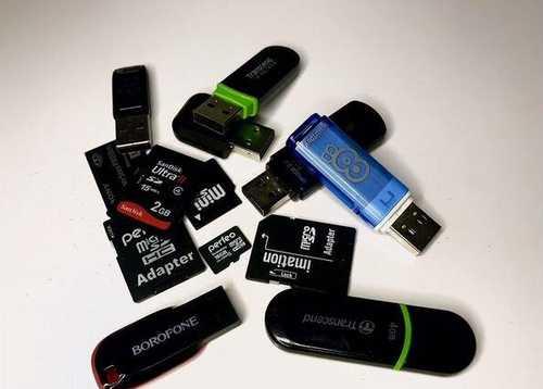 Разные SD / USB флешки, в колличестве