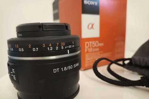 Объектив sony sony dt50mm f1.8