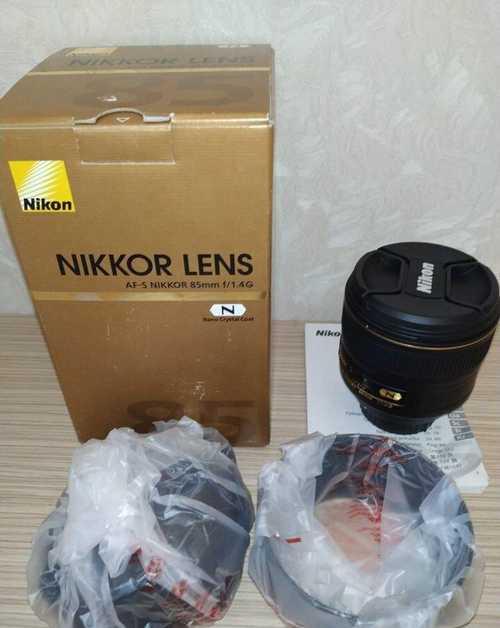 Nikon 85mm f/1.4G AF-S Nikkor новый