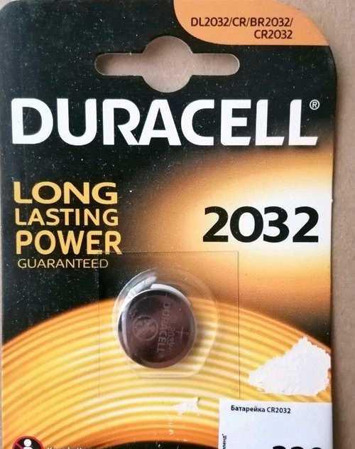 Батарейка Duracell CR2032