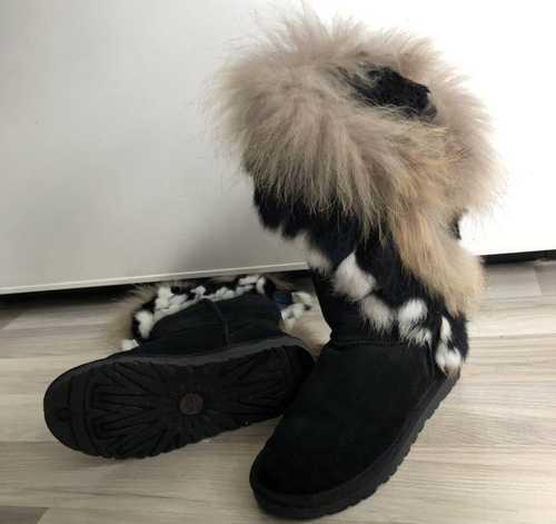 UGG Угги черные с мехом