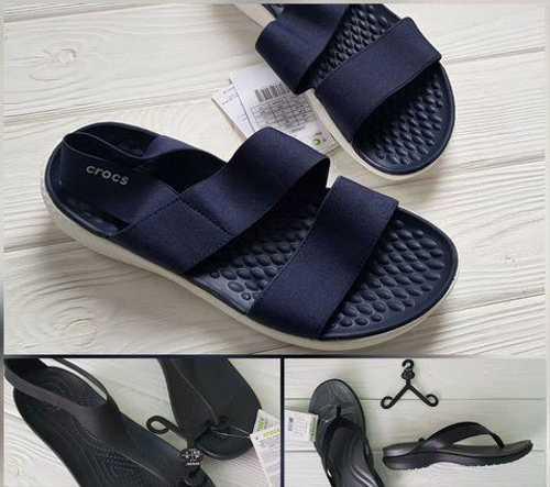 Crocs р.38/W8 сандалии шлепанцы крокс