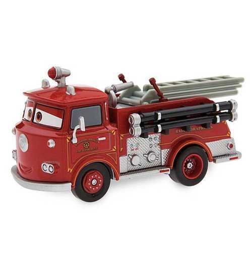 Red Pull 'N' Race Die Cast Car Cars «Тачки» 10 см