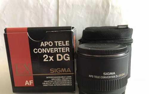 Телеконвертер Sigma apo tele converter 2x ex dg дл