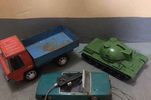 Игрушки СССР Машинки Танк Металл