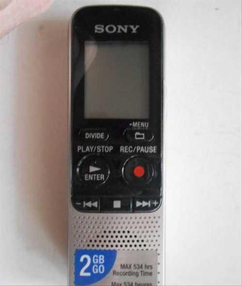 Цифровой диктофон sony ICD-BX112