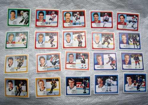 Panini NHL нхл сезон 1988/89 стикерсы наклейки