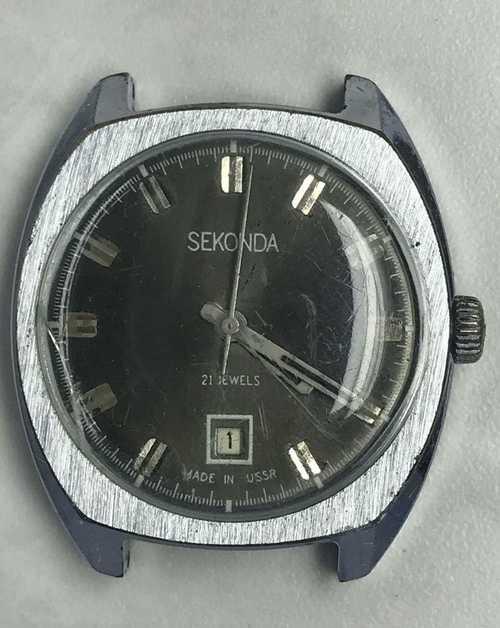 Часы СССР Sekonda 2414секундаполеткалендарь