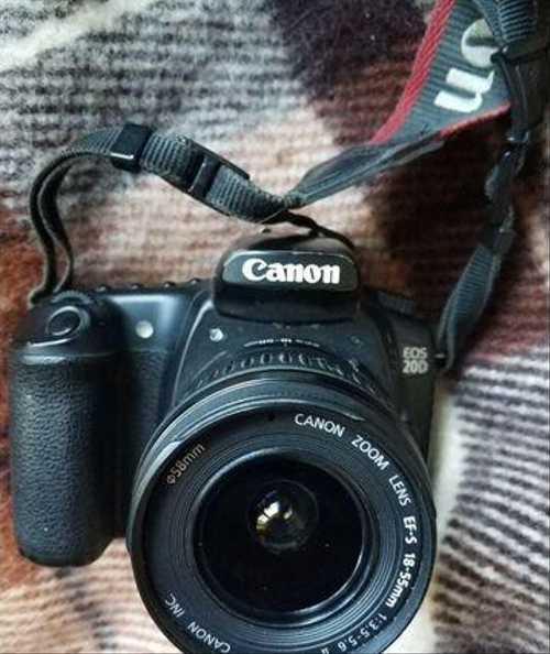 Зеркальный фотоаппарат Canon 20d