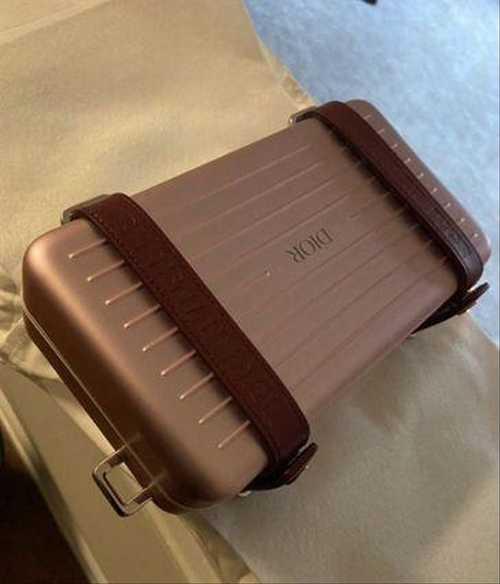 Pink Dior And Rimowa Personal Clutch