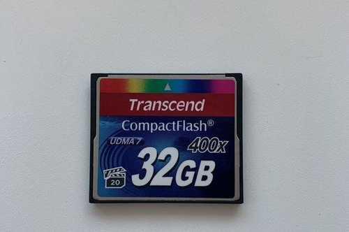 Карта памяти CF Transcend 32GB