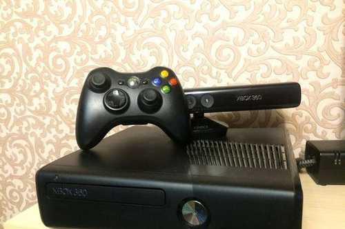 Xbox 360 Slim + кинект+игры+хард 500гигов