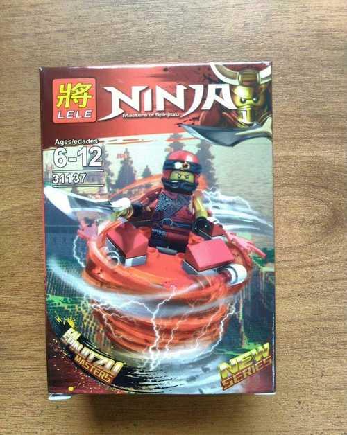 Конструктор волчок Ninja lego Лего lele 31137 крас