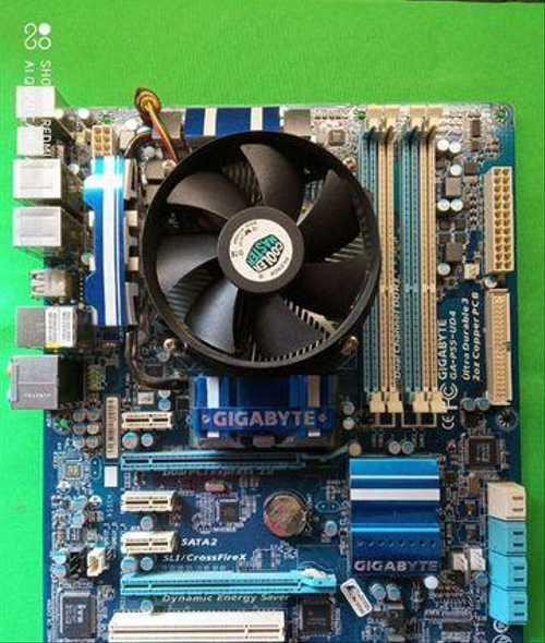 Игровой комплект Gigabyte GA-P55-UD + Xeon 3440