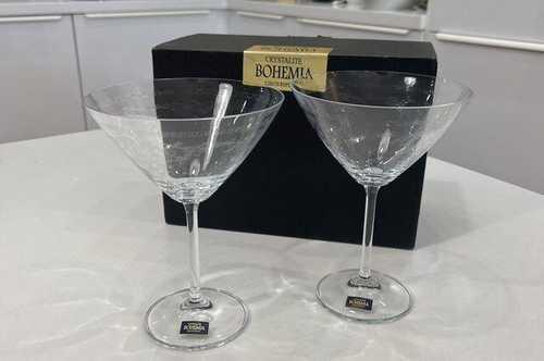 Бокалы для мартини чешское стекло 280мл bohemia