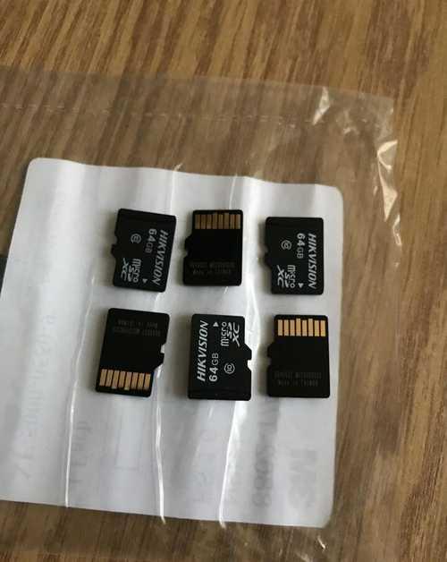 Продам micro sd-карты новые 64Гб