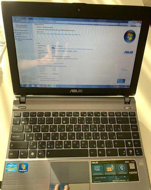Ноутбук Asus u24e core i7