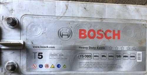 Аккумулятор bosch t5 080