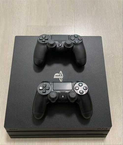 PS4 Pro: SSD 1Tb, 2 геймпада, 7208b, гарантия
