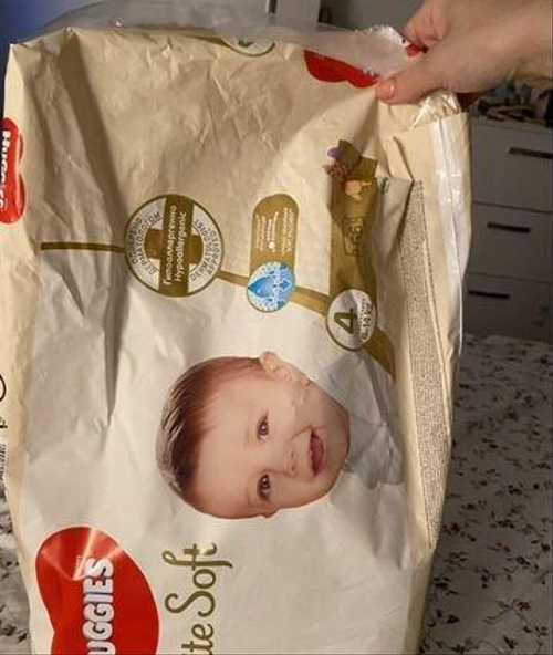 Подгузники huggies elite soft 4