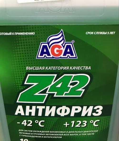 AGA Z42 Антифриз зелёный 10 кг