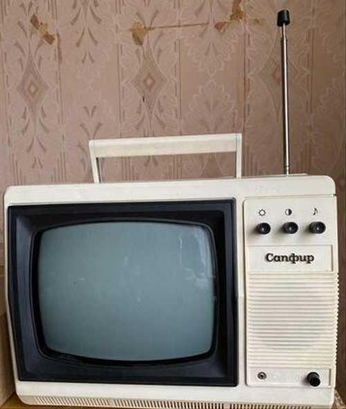 Телевизор черно белый Сапфир