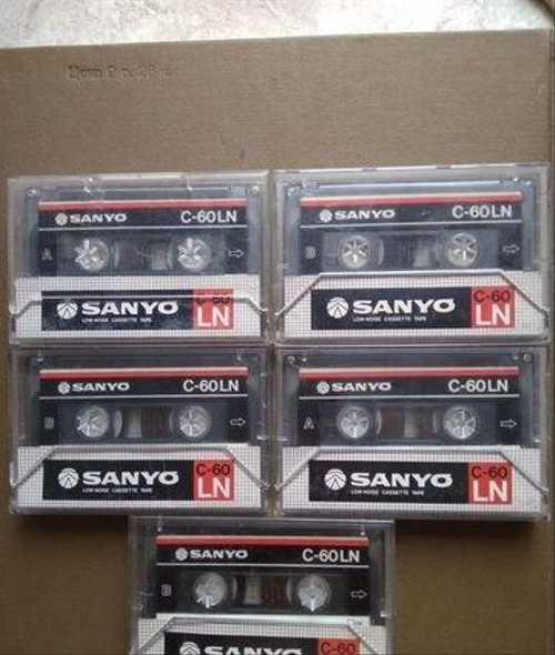 Аудиокассеты sanyo б/у