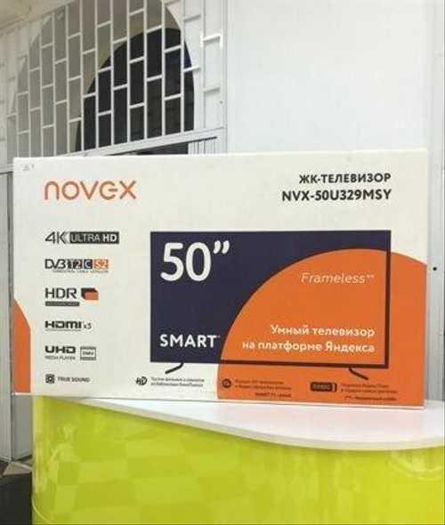 Телевизор Novex NVX-50U329MSY новый