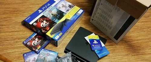 Игровая приставка Sony PlayStation Slim 4, (1 тв)