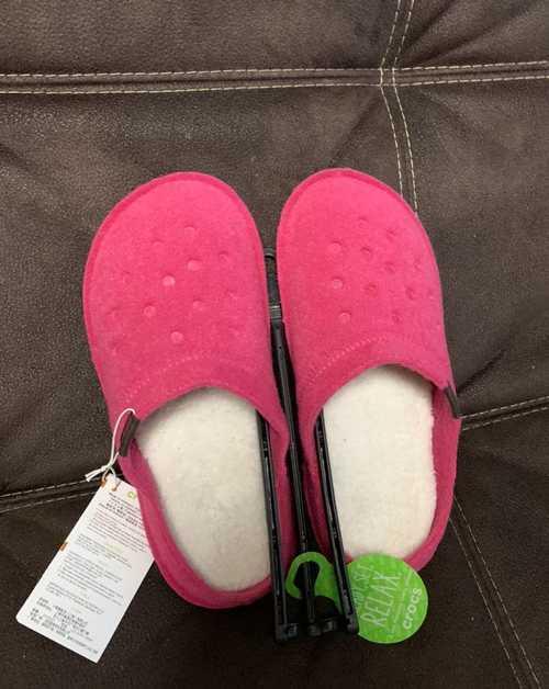 Crocs тапки домашние. Новые. 35-36 р