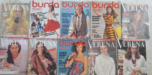 Журналы burda, verena, classici