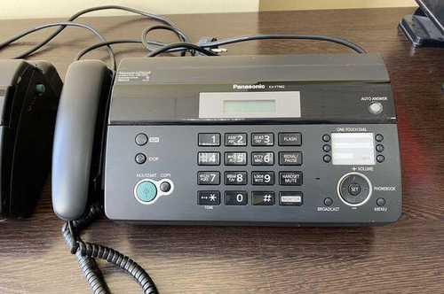 Телефон, Факс Panasonic KX-FT982 черный