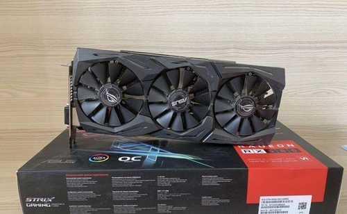 Видеокарта asus ROG strix RX580