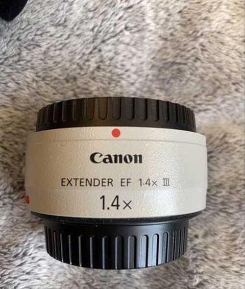 Телеконвертер Canon Extender EF 1.4x III