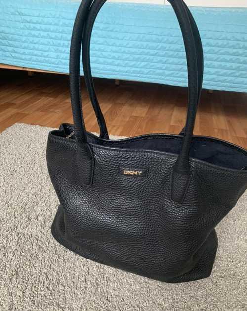 Сумка кожаная dkny
