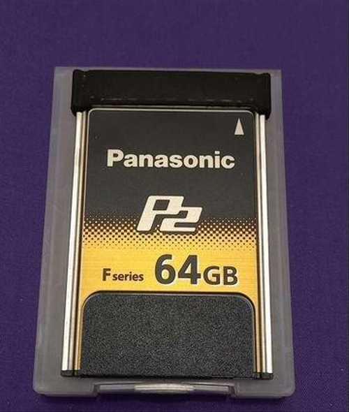 Карты памяти P2 Panasonic AJ-P2E064FG
