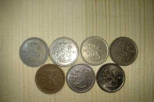 Монеты Финляндии 50 пенни 1921-1946