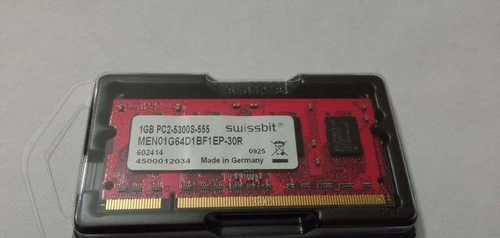 Оперативная память so-dimm DDR2 PC2-5300S-555 swis