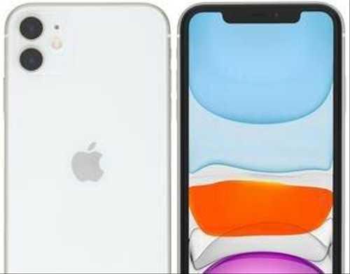 Iphone 11 на белом фоне