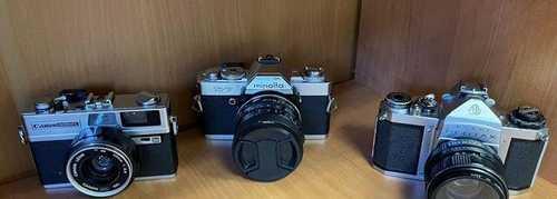 Пленочные фотоаппараты Canon Pentax Minolta