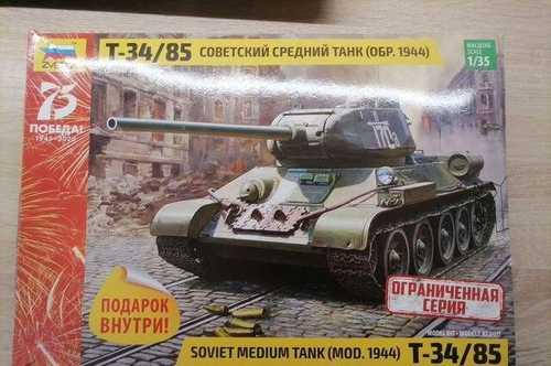 Сборная модель т34-85
