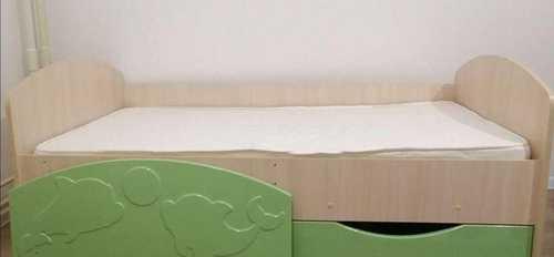 Кровать для детской "Дельфин 3"(фасад 3D) Белфорт