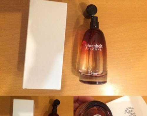 Christian Dior Fahrenheit Cologne Tester из Финлян