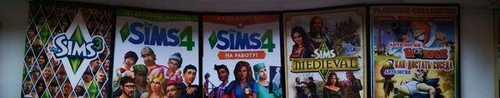 Компьютерные игры Sims 3, 4, Sims Medieval