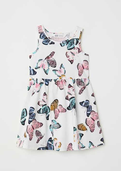 Платье новое H&M 2-4года, на 98-104см, хлопок