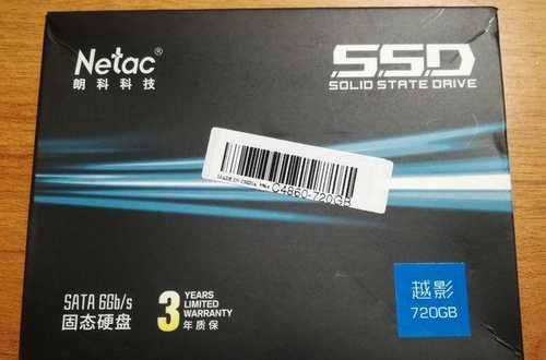 SSD Netac 720Gb sata3 (проблемный)